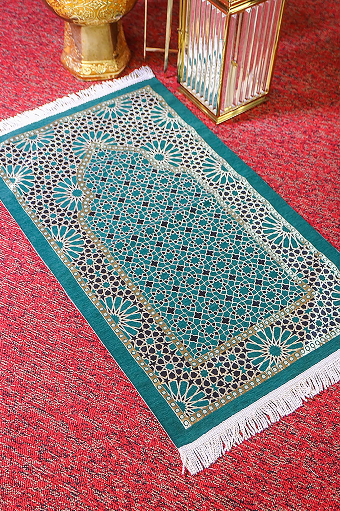 Ultra Janamaz - Foldable Travel Prayer Mat - Green – V Surfaces