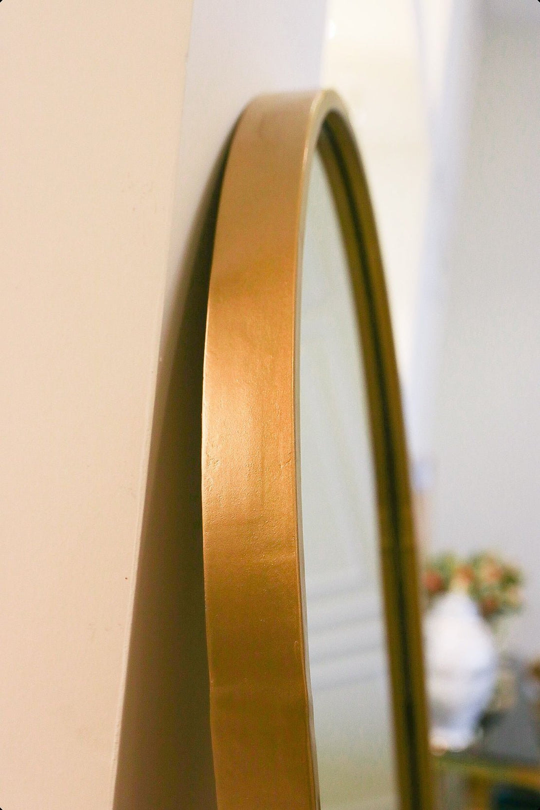 Full Length Luxe U Mirror - Gold- Large Bedroom Mirror, Leaning Agains ...